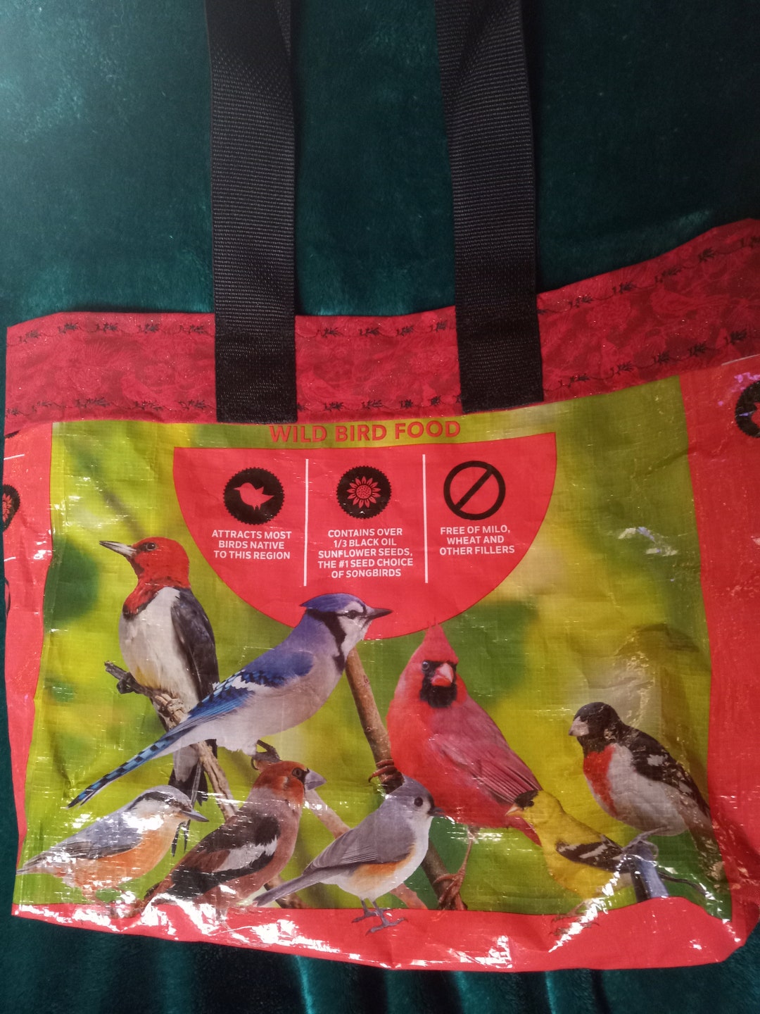 Upcycled Repurposed Fabric Lined Feed Bags - Etsy