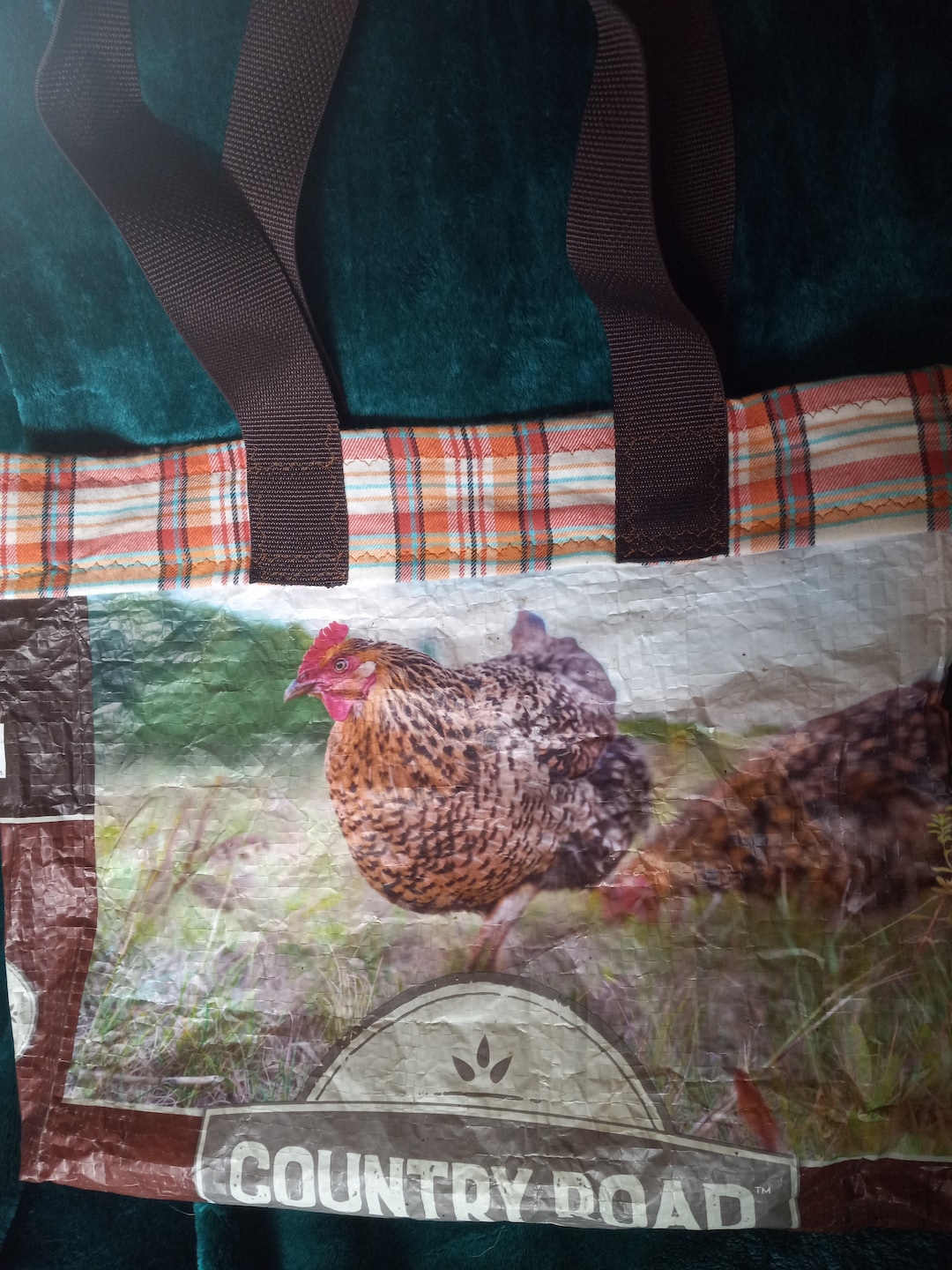 Upcycled Repurposed Fabric Lined Feed Bags - Etsy