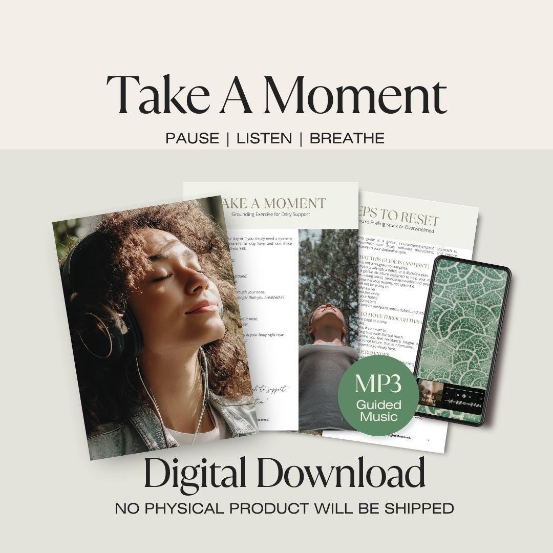 2026 Life Reset | Gentle Nervous System Reset Workbook | 7-day Calm ...
