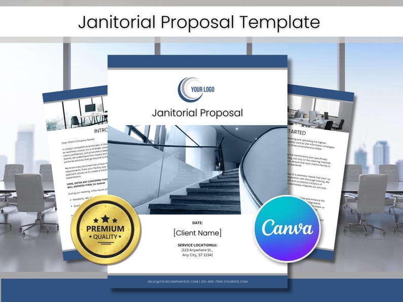 Janitorial Service Proposal Template: Commercial Cleaning Contract ...