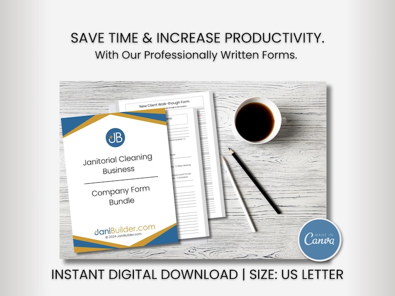 Janitorial Cleaning Business Forms Templates Bundle. - Etsy