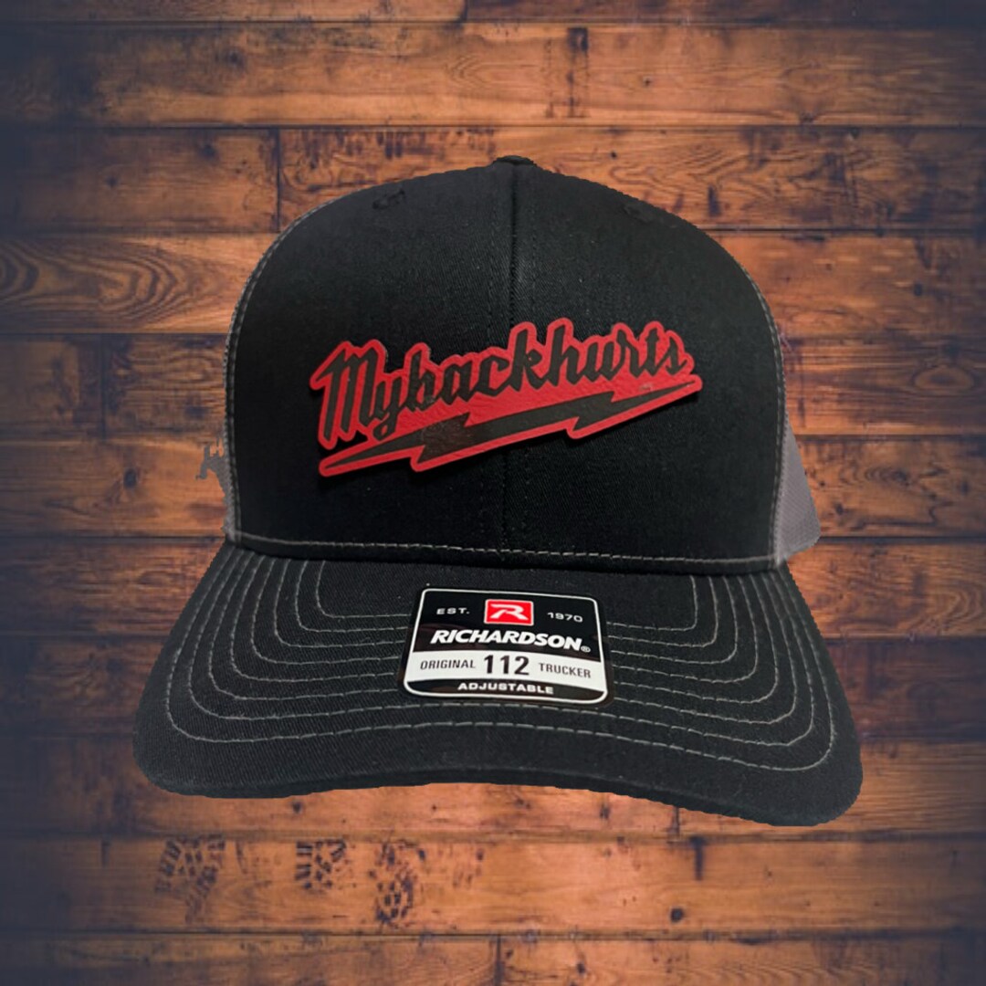 My Back Hurts Funny Meme Patch Richardson 112 Snapback Trucker Cap ...