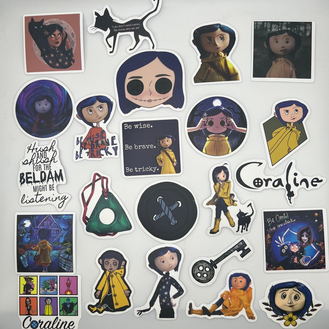 Assorted Coraline Stickers,for Laptop, Phone, Vinyl Stickers - Etsy