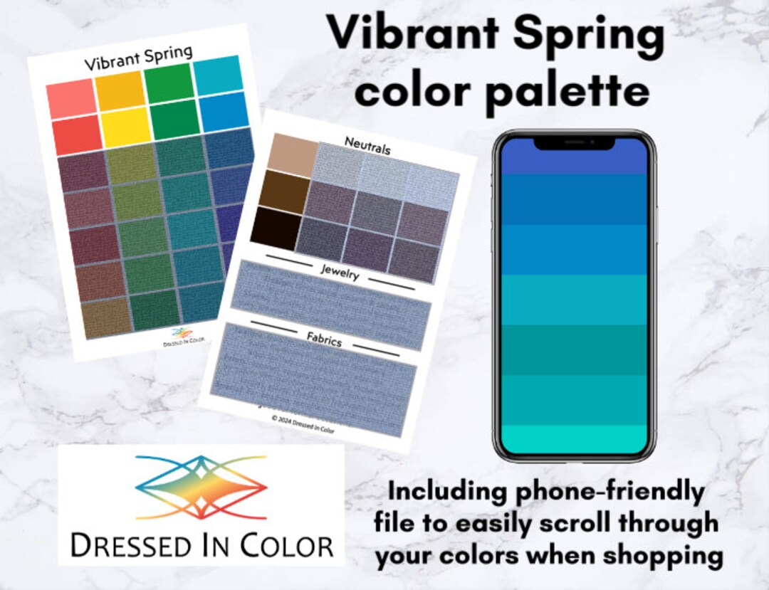 Vibrant Spring Palette - Digital - Etsy
