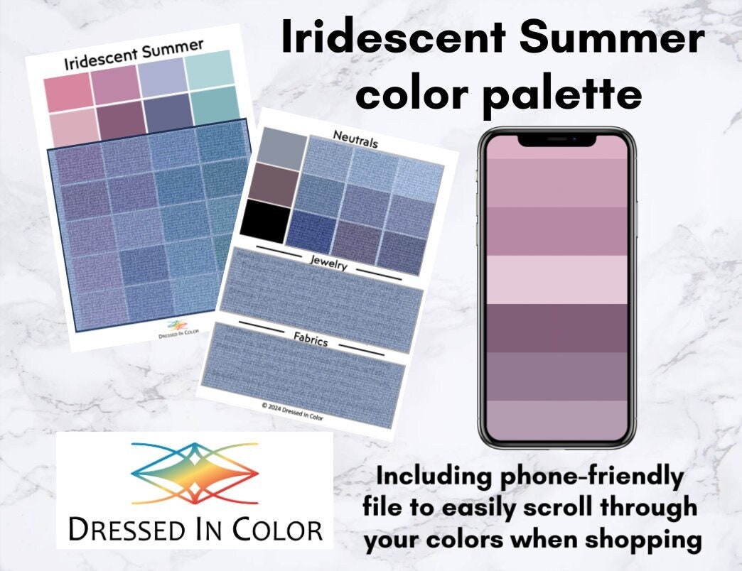 Iridescent Summer Palette - Digital - Etsy