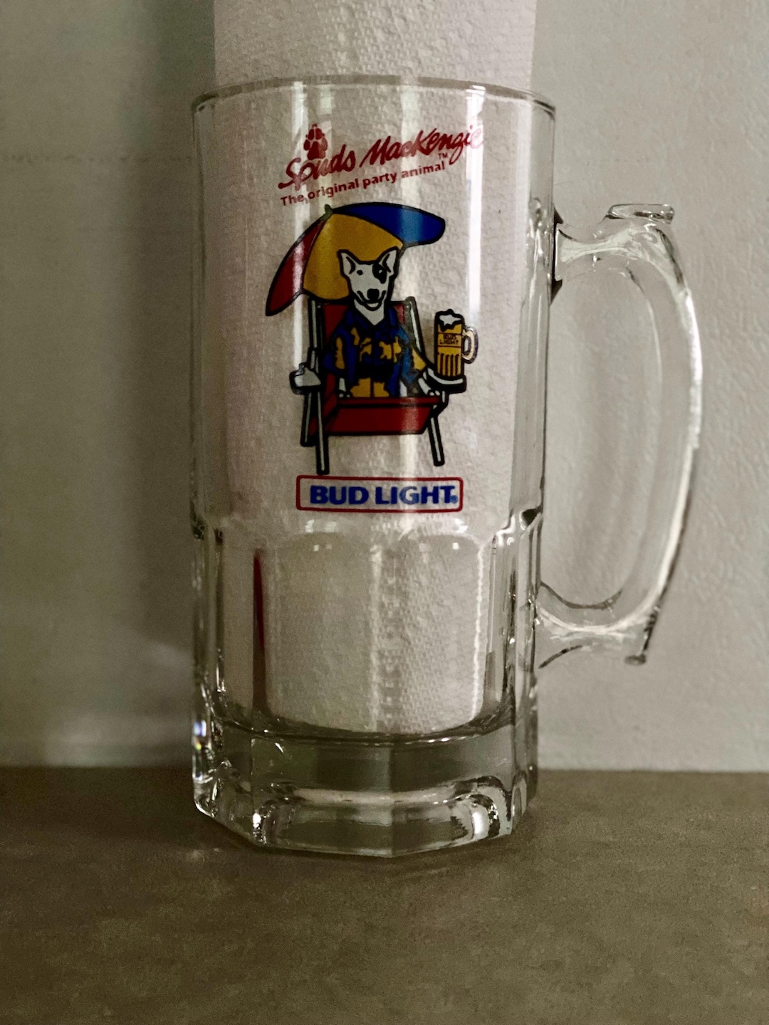 Vintage Giant Spuds Mckenzie Beer Mug - Etsy