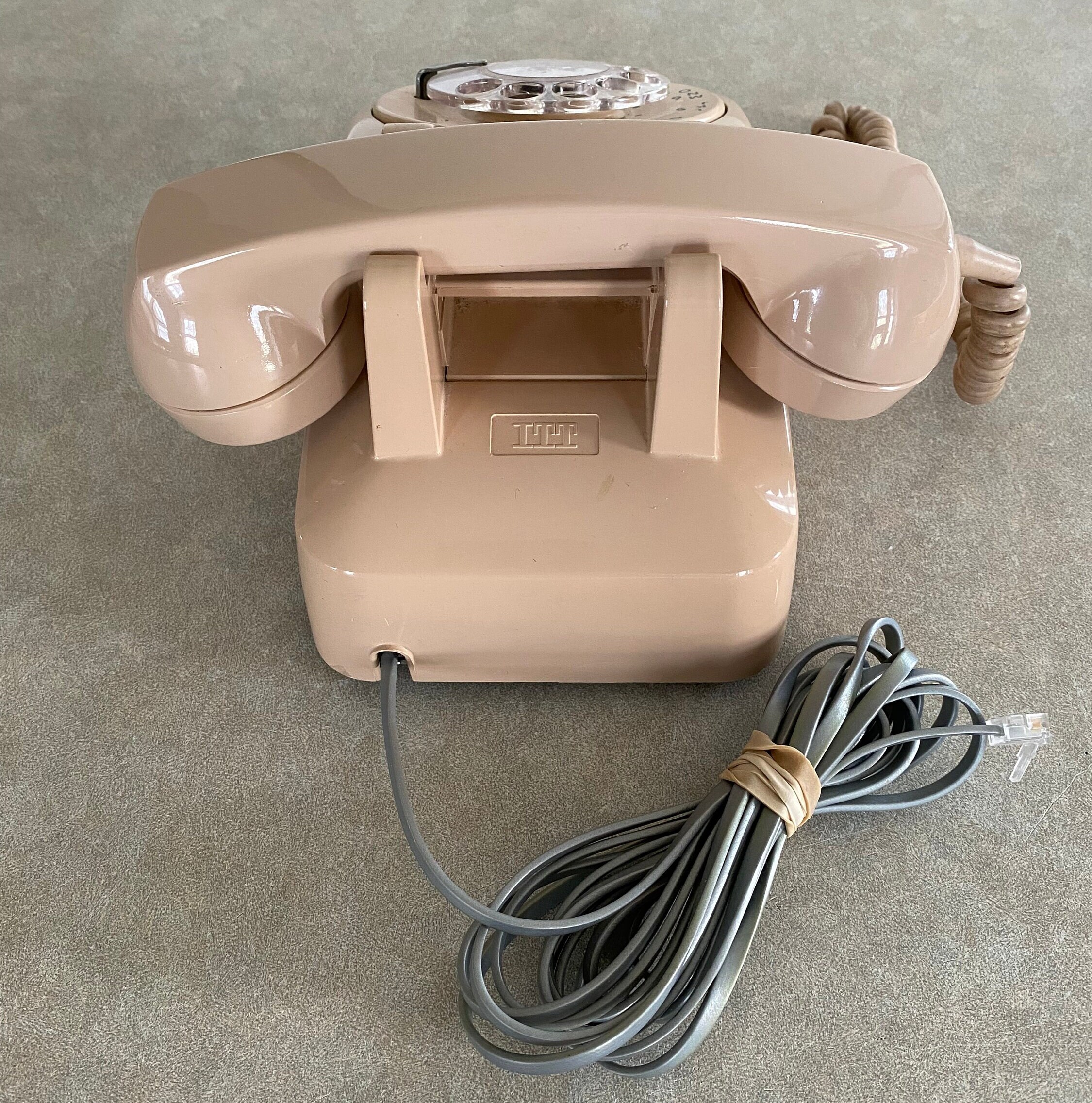 Vintage Rotary Phone Pink/peach - Etsy