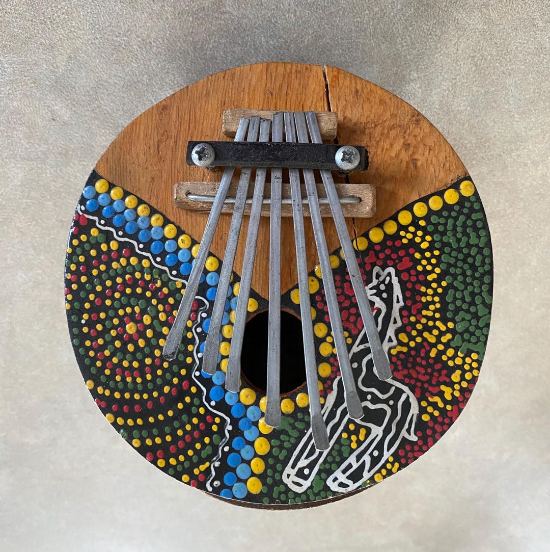 Coconut Kalimba Thumb Piano Hand Painted - Etsy