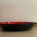 Vintage Black & Red Enamel Pan - Etsy