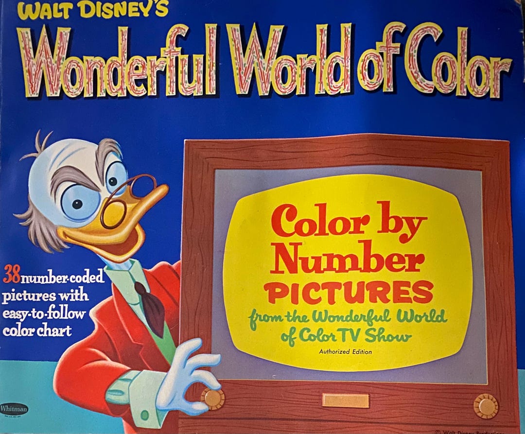 Walt Disney’s Wonderful World of Color - Etsy