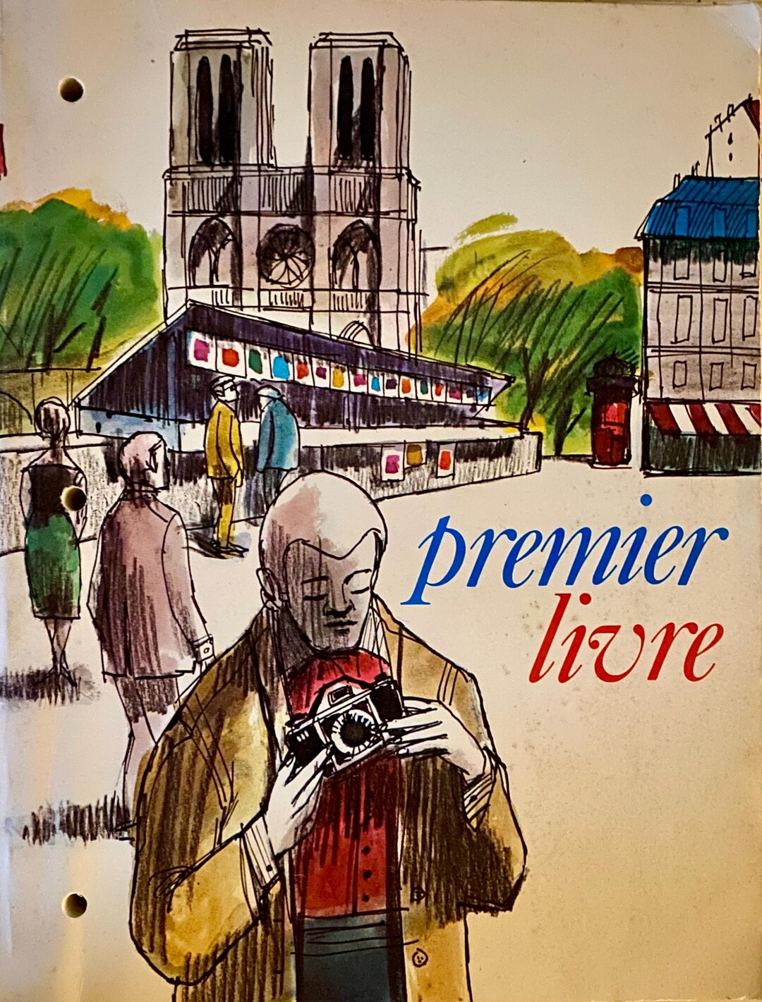 1967 Premier Livre First Year French Workbook - Etsy