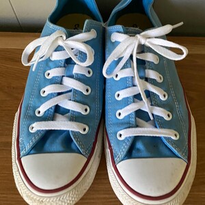 Classic Rare Converse Blue Sneakers 6 - Etsy