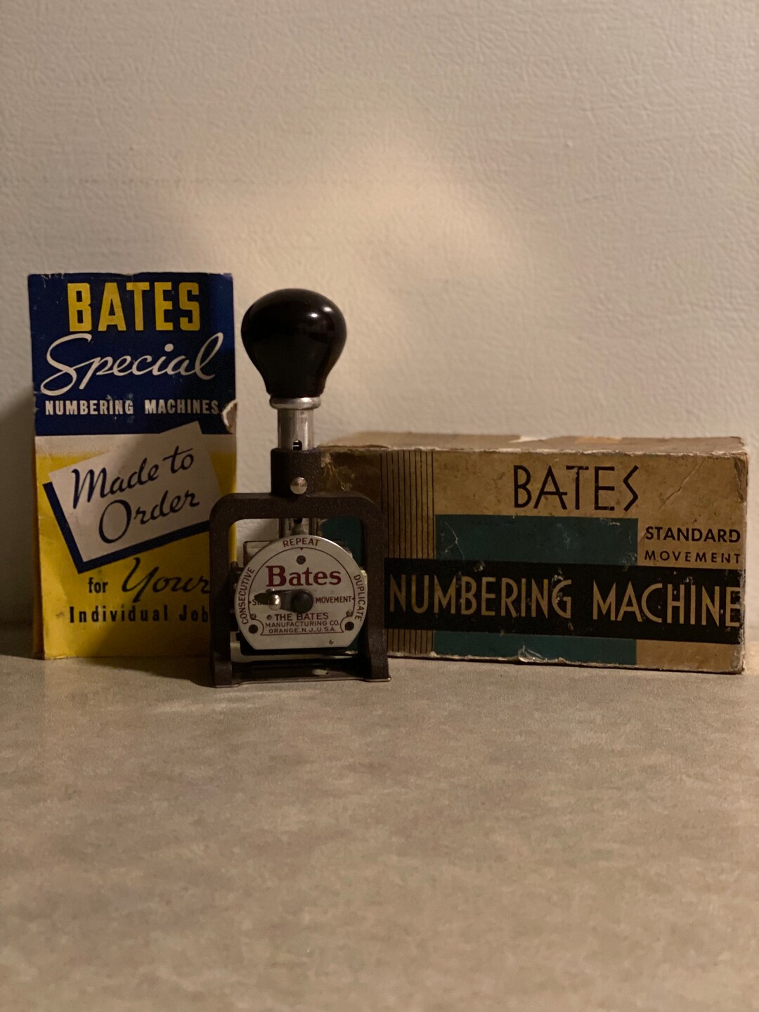 Vintage Bates Standard Movement Numbering Machine - Etsy