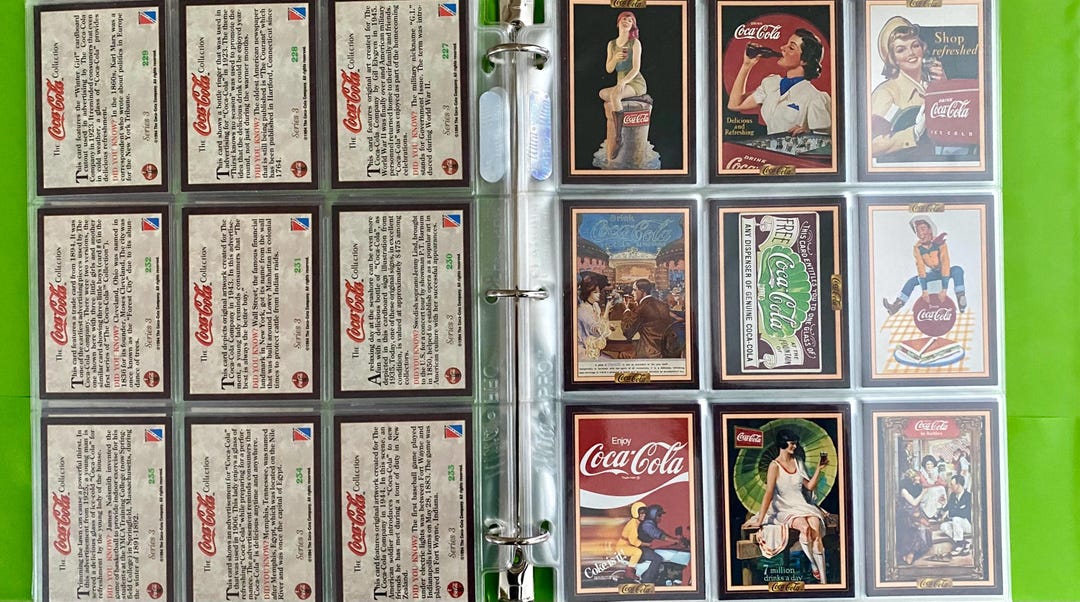 1994 Coca Cola Series 3 Trading Cards Complete Set - Etsy