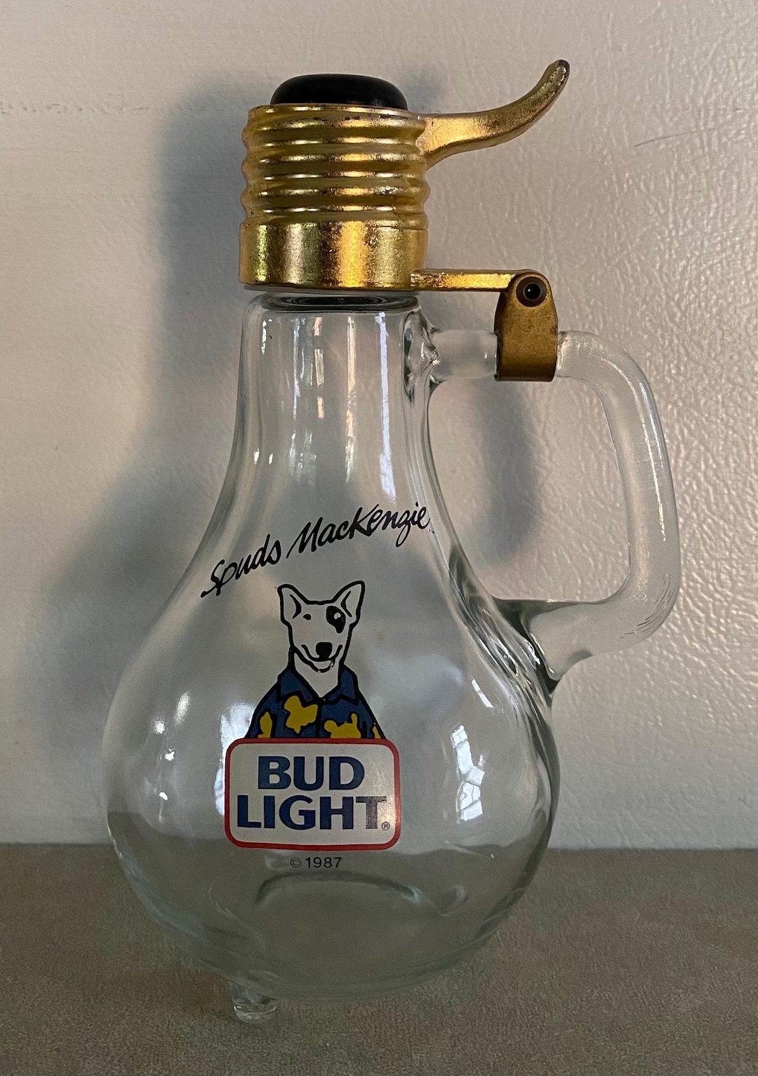 1987 Bud Light Spuds Mackenzie Beer Mug - Etsy