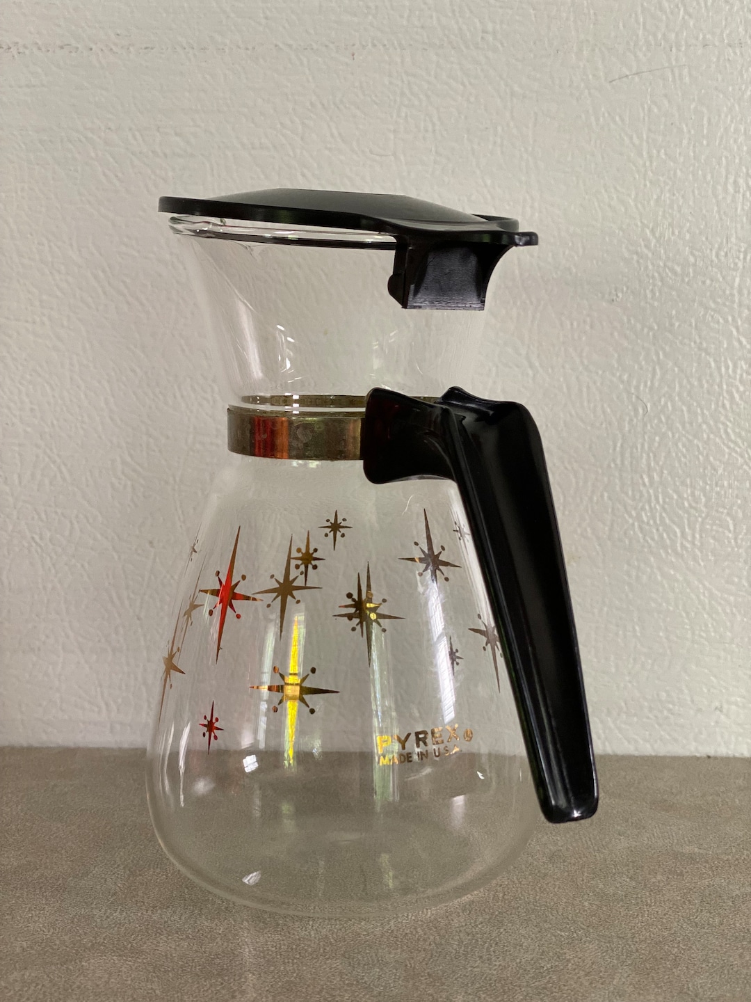 Vintage Pyrex Atomic Starburst Coffee Carafe - Etsy