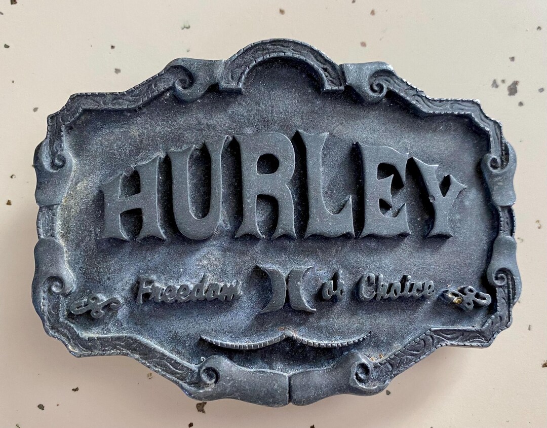 Vintage Hurley Limited Edition Belt Buckle - Etsy