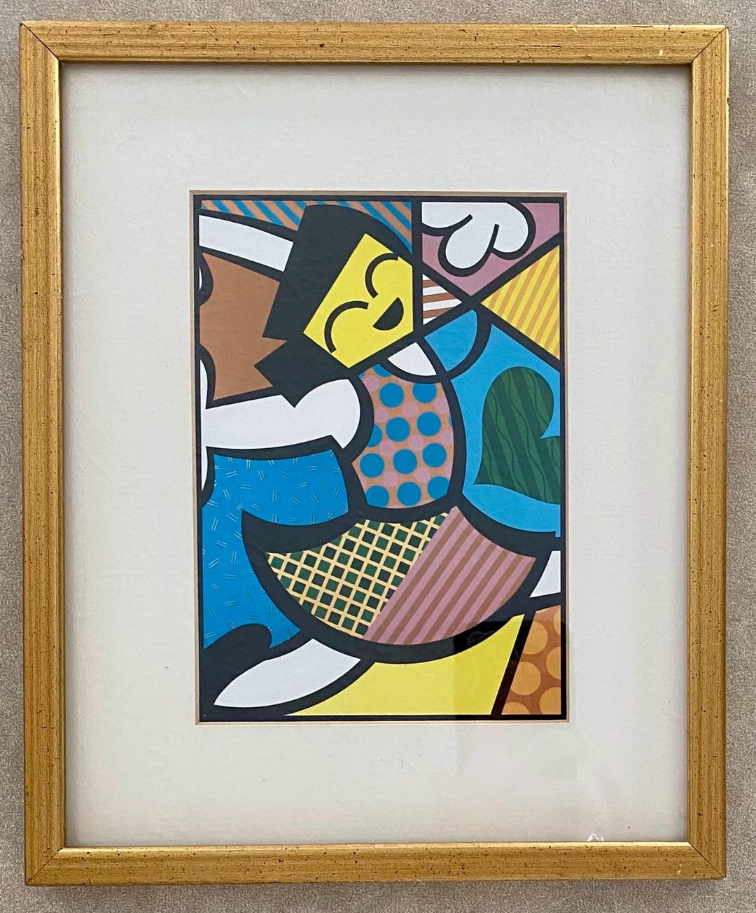 Vintage Romero Britto Framed Print Tennis Suite Girl - Etsy