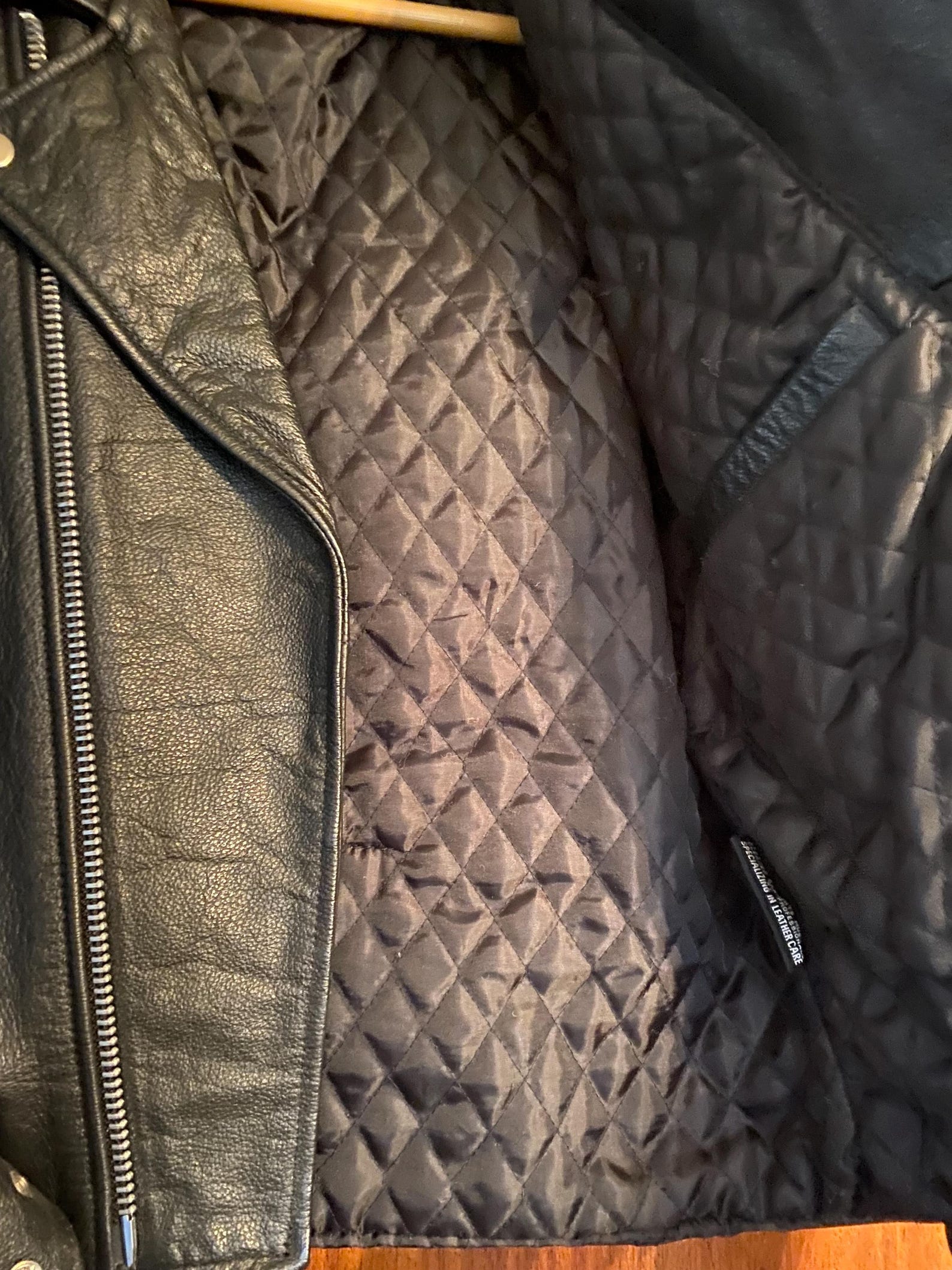 Vintage FMC Leather Motorcycle Biker Jacket NWOT - Etsy