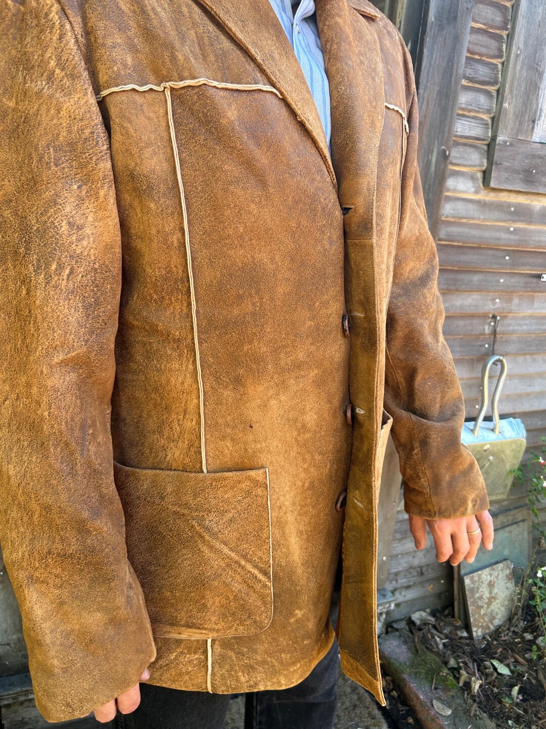 Vintage Scully XL Suede Coat - Etsy