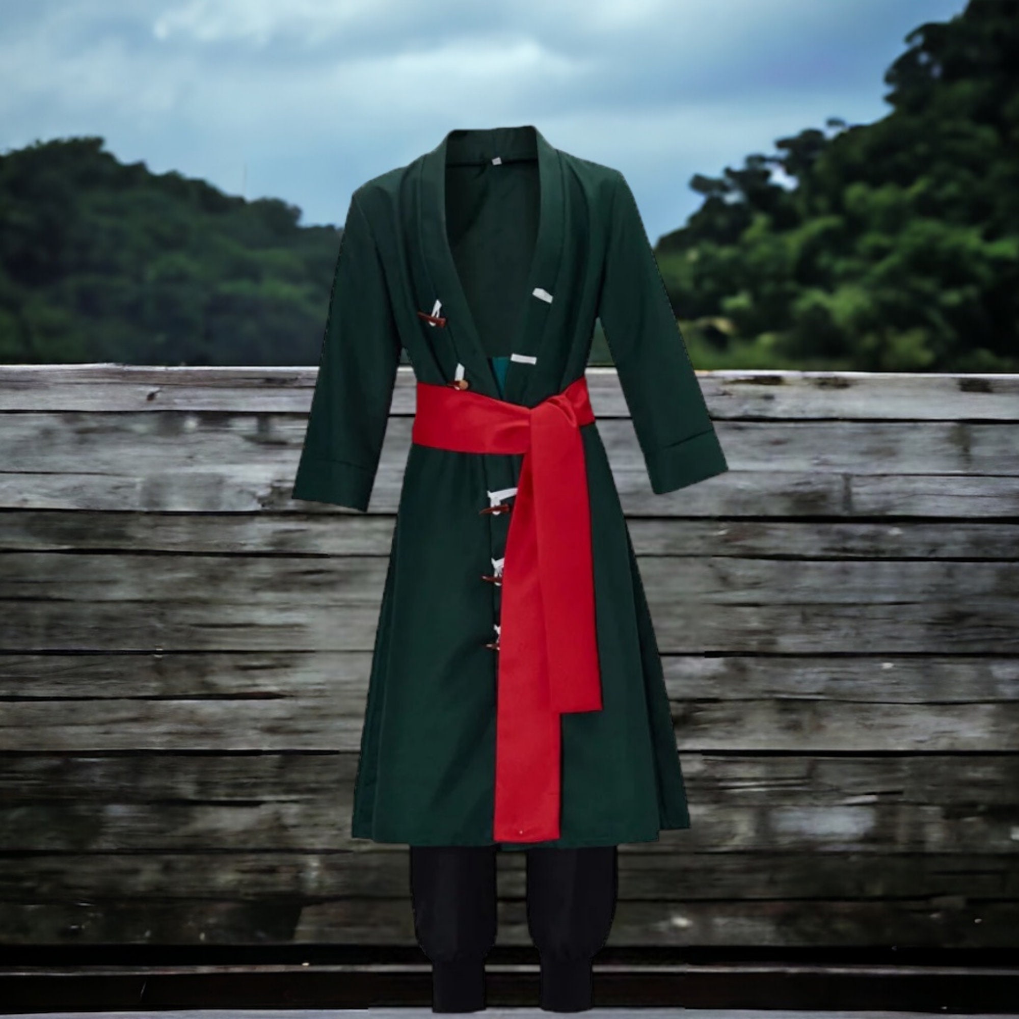 Roronoa Zoro Cosplay Costume, Zoro One Piece Anime Cosplay, One Piece ...