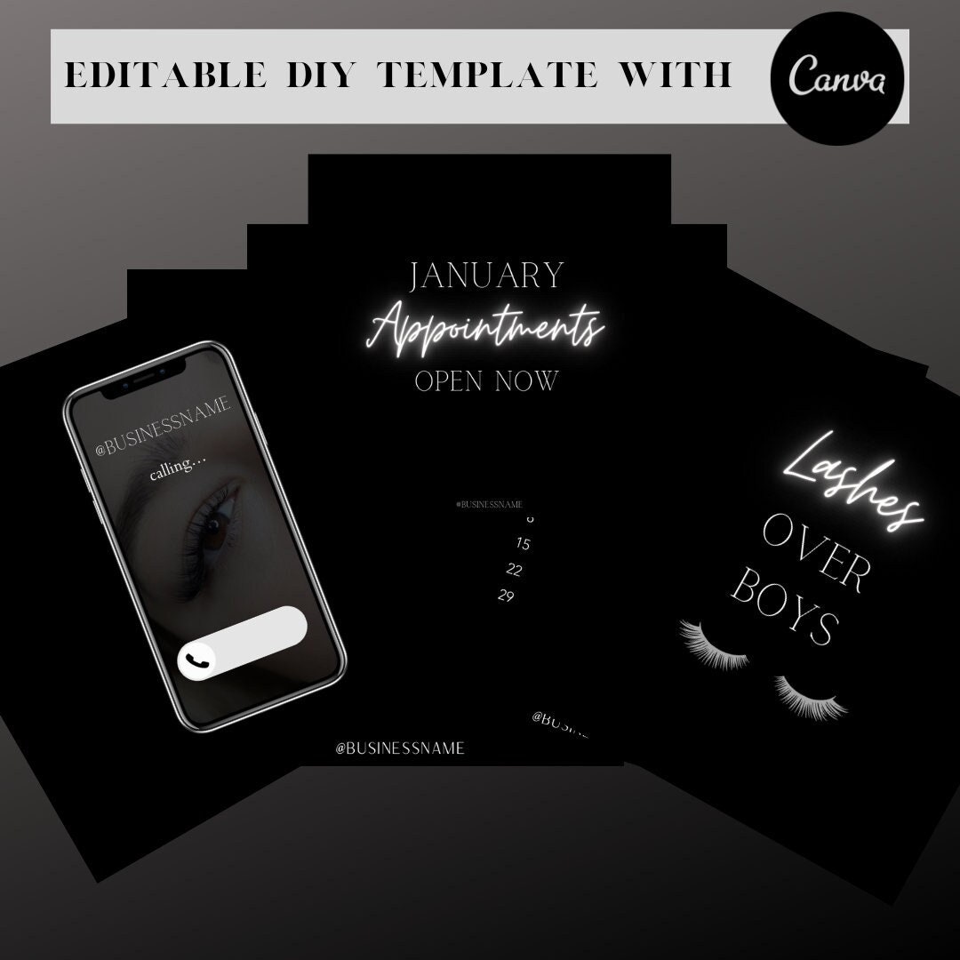 10 Minimalist READY TO POST Templates , Editable Posts Starter Pack ...