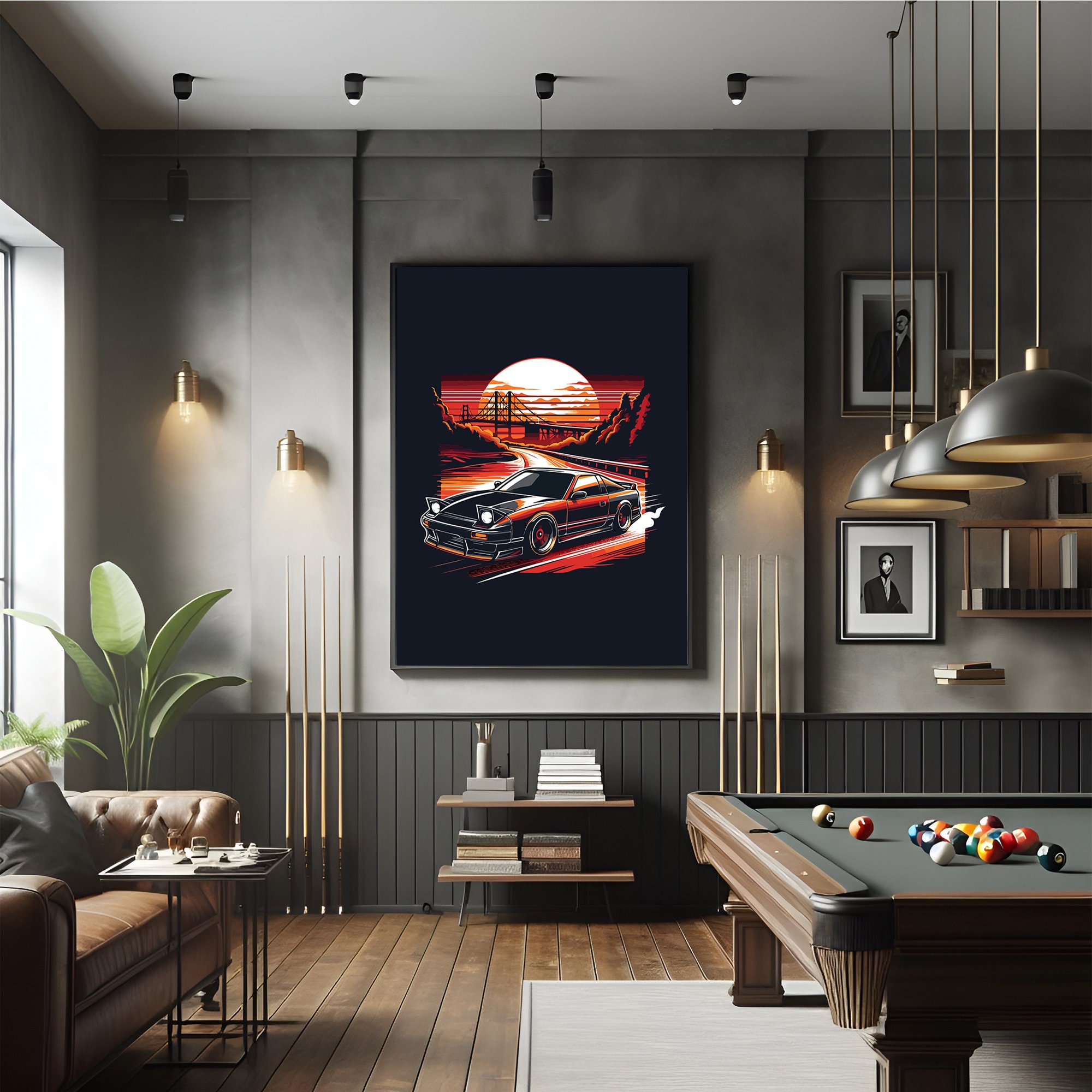 JDM Car Printable Poster for Room, Nissan 180SX High Resolution Poster ...