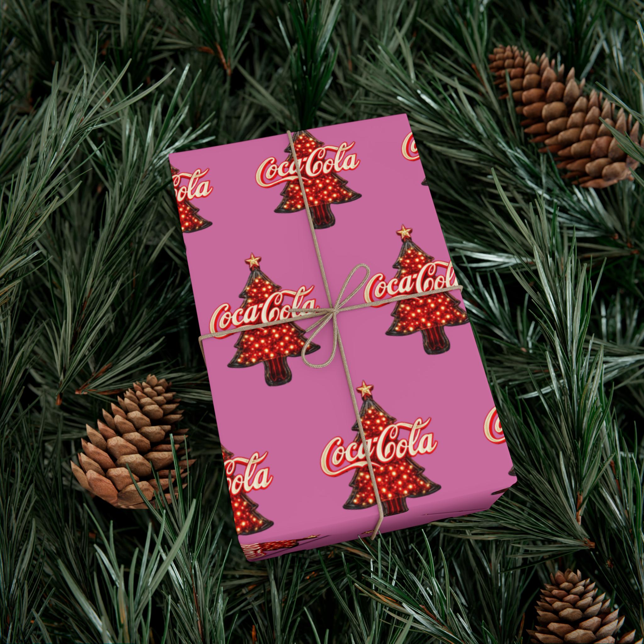 2024 Coca-cola Themed Wrapping Paper pink - Etsy
