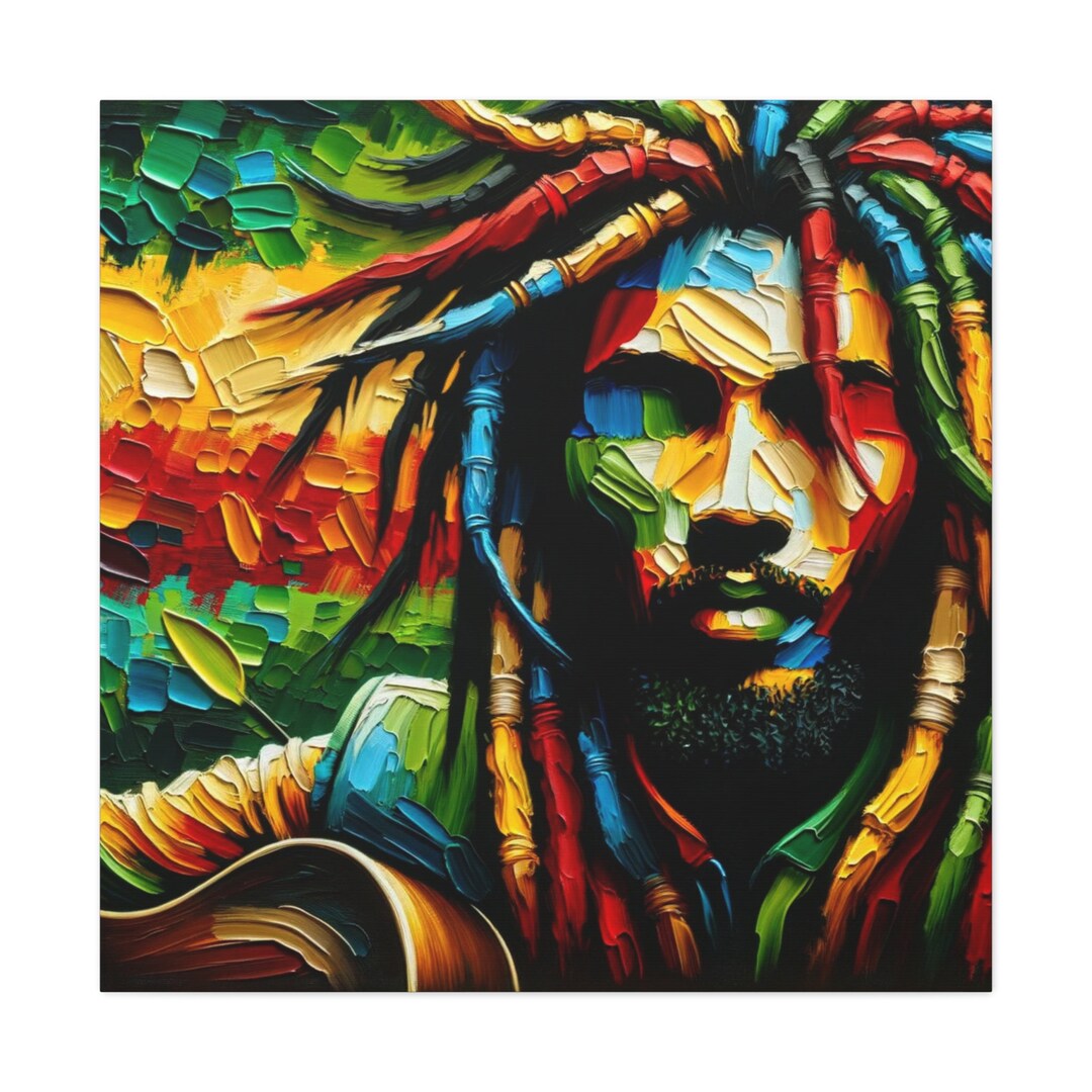 Art Print of Rastaman, Oil Finish, West Indian Ethnicity, Cultural ...