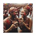 Art Print of Jouvert Morning, Afro-caribbean Couple, Oil Finish, West ...
