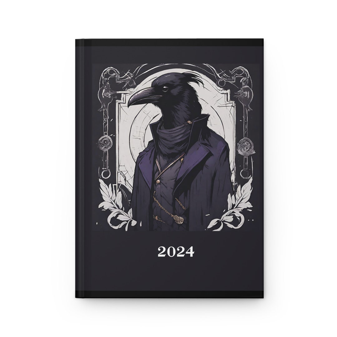 Dark Academia Raven 2025 Journal Moody Gothic Raven Diary Vintage ...