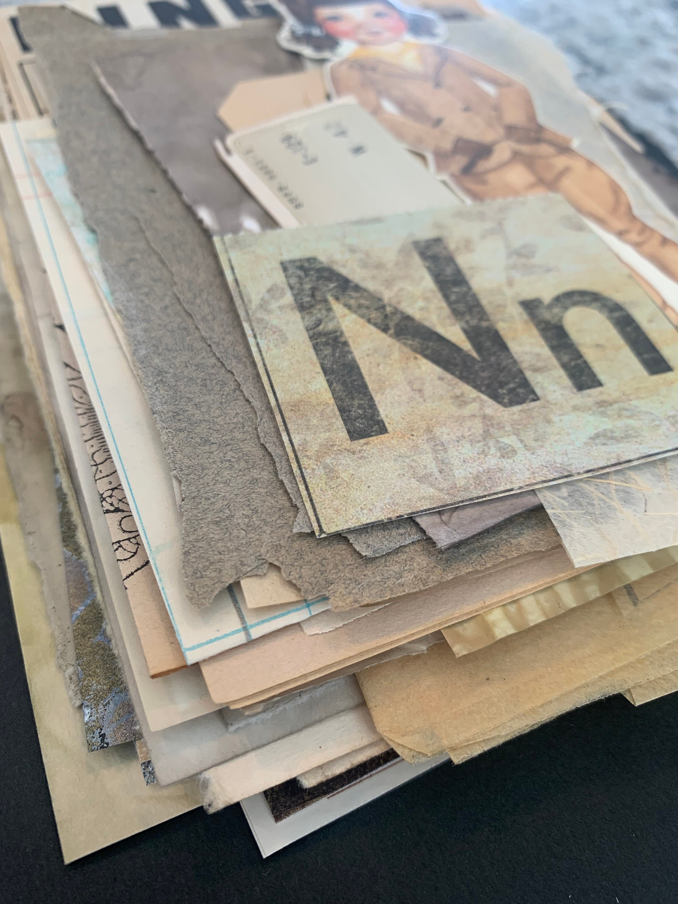 Vintage Collage Kit-03 - Etsy