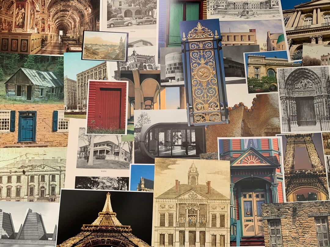 Collage Images- Buildings and Architecture - Etsy