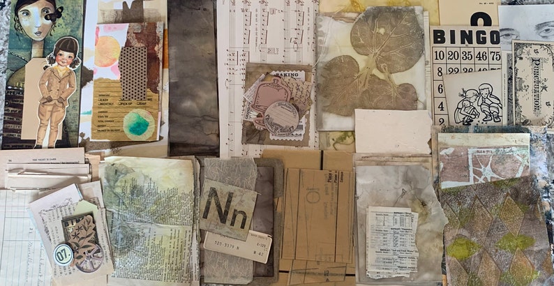 Vintage Collage Kit-03 - Etsy