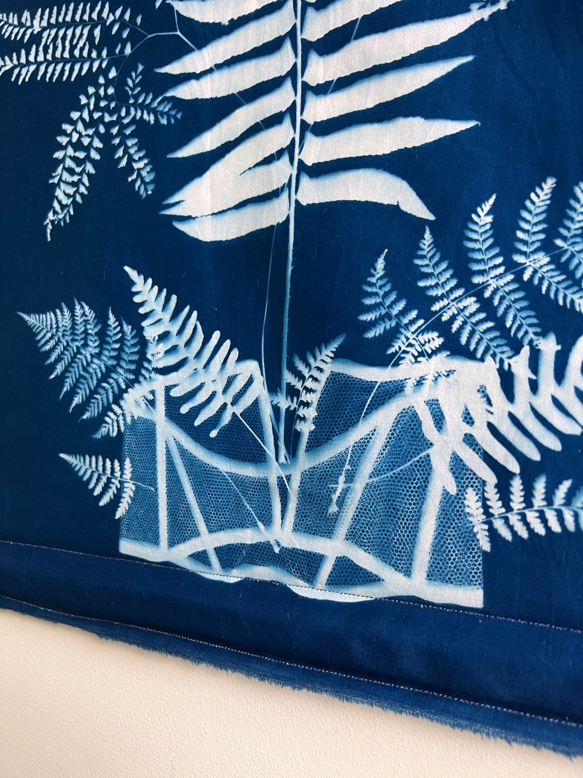 Botanical Decor Schoolhouse Chart Style Cyanotype Art Wall Hanging ...