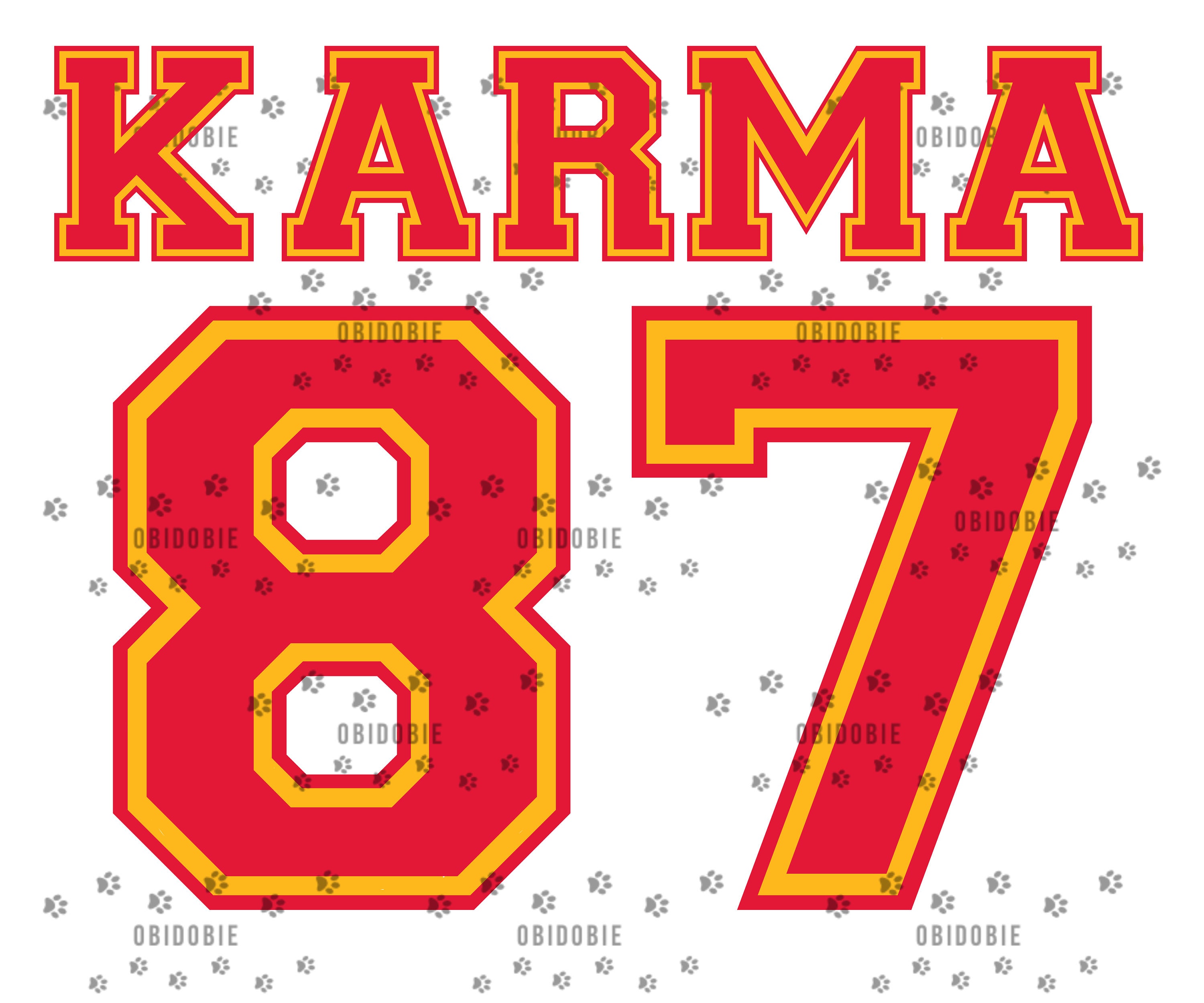 Karma 87 | KC Chiefs | SVG / PNG [instant Download] - Etsy