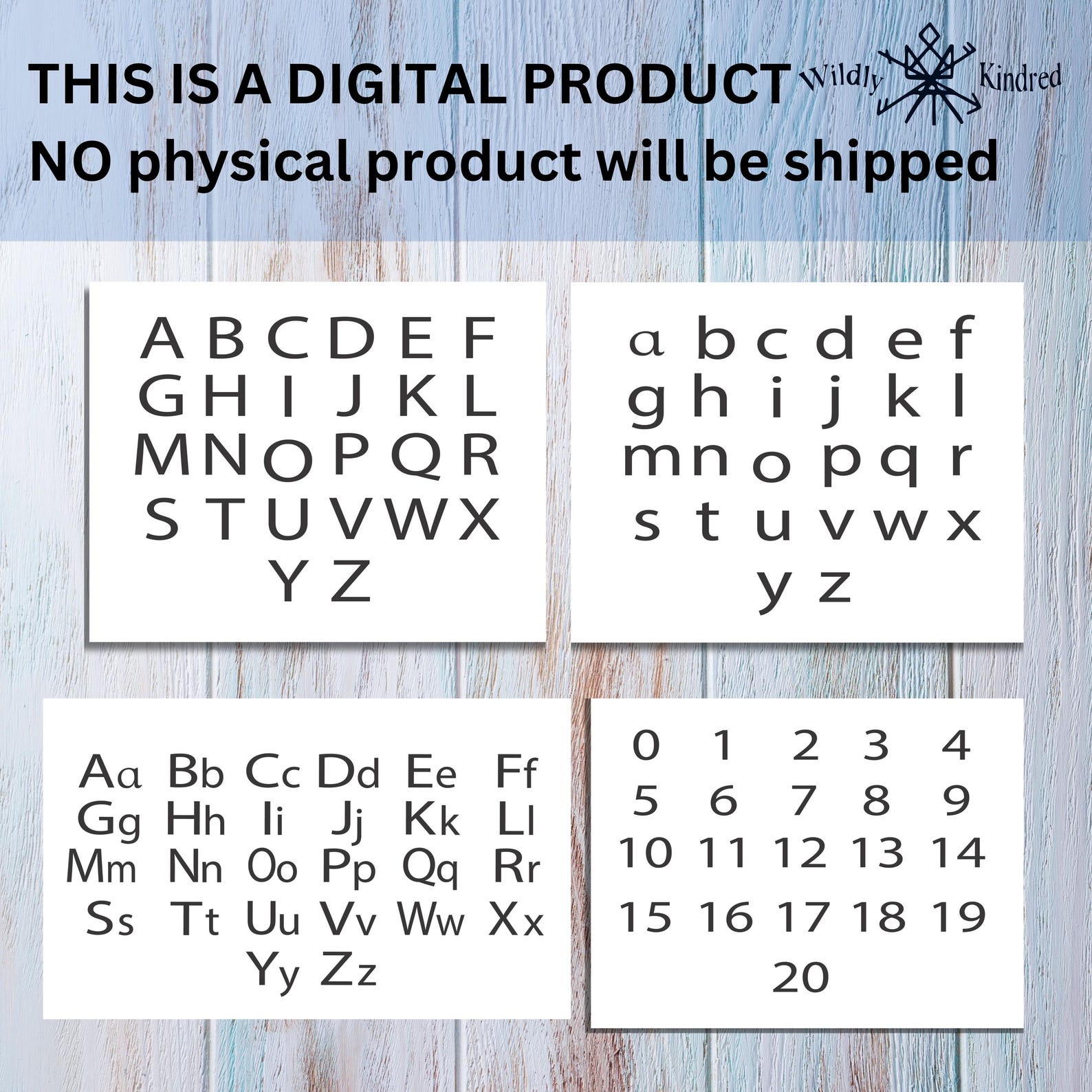 Printable Flash Cards Alphabet Block Letter Upper Case Letter, Lower ...