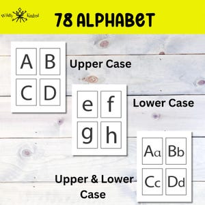 Alphabet Flash Cards, Abc Recognition, Alphabet Cards Printable for ...