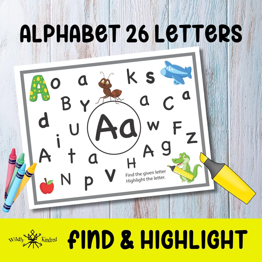 Alphabet Worksheets Printable ABC Search, Kids Artwork Alphabet Sheets ...