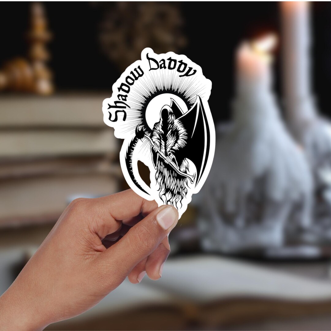 Shadow Daddy Vinyl Sticker | Dark Romantasy Booktok Reading - Etsy