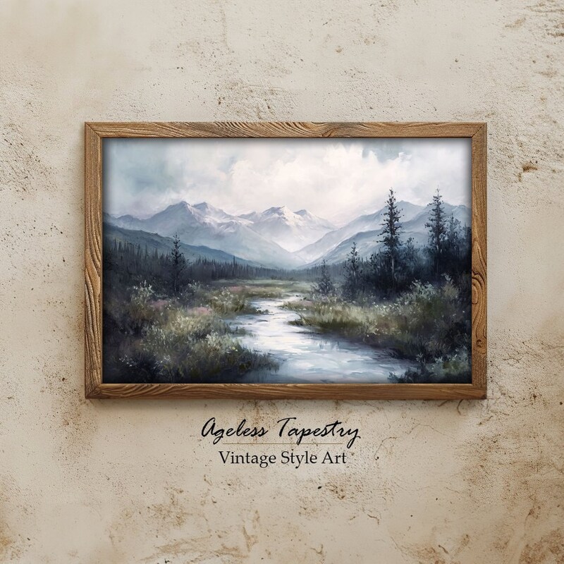 Wilderness Painting - Etsy