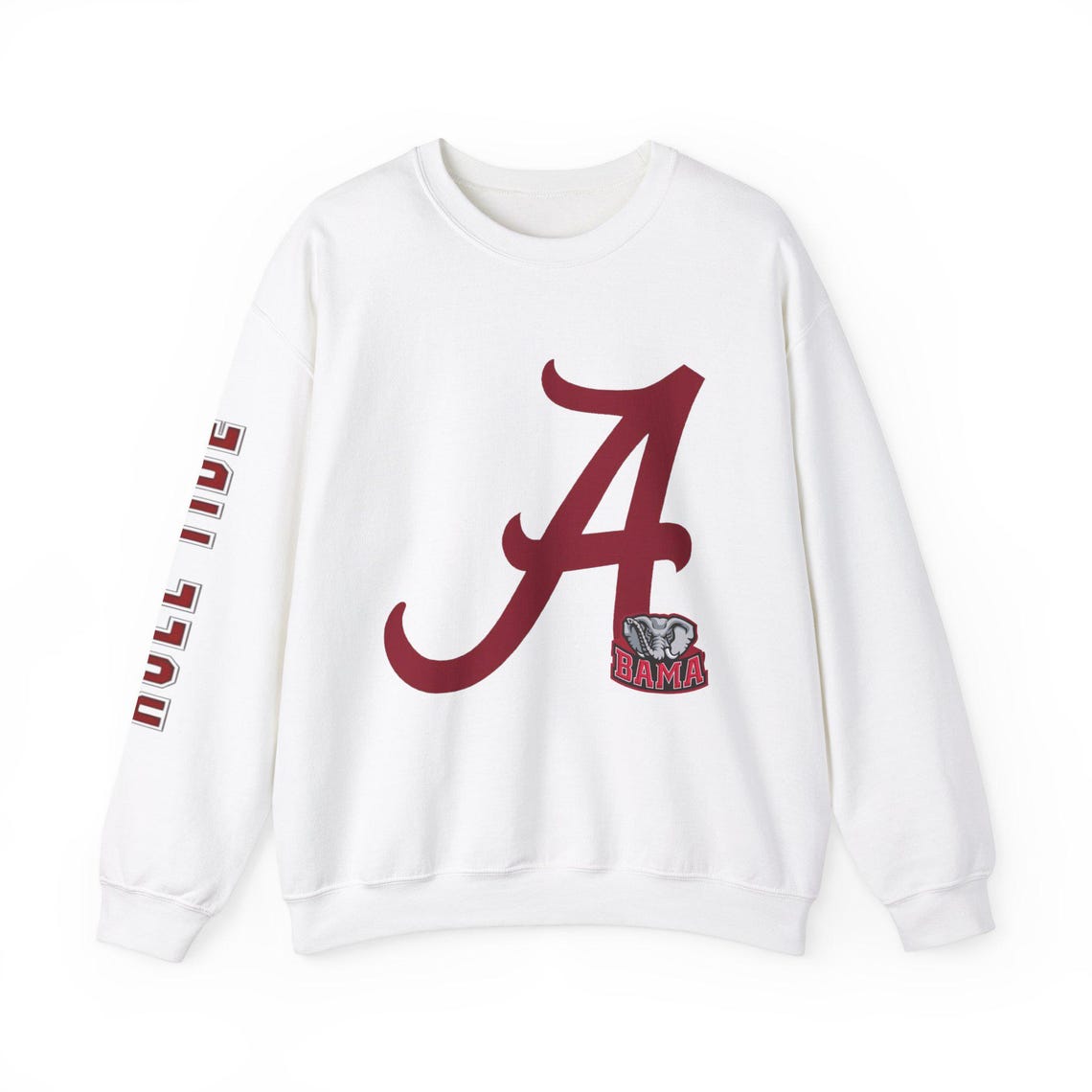 Alabama Sweatshirt With Roll Tide on Sleeve - Etsy