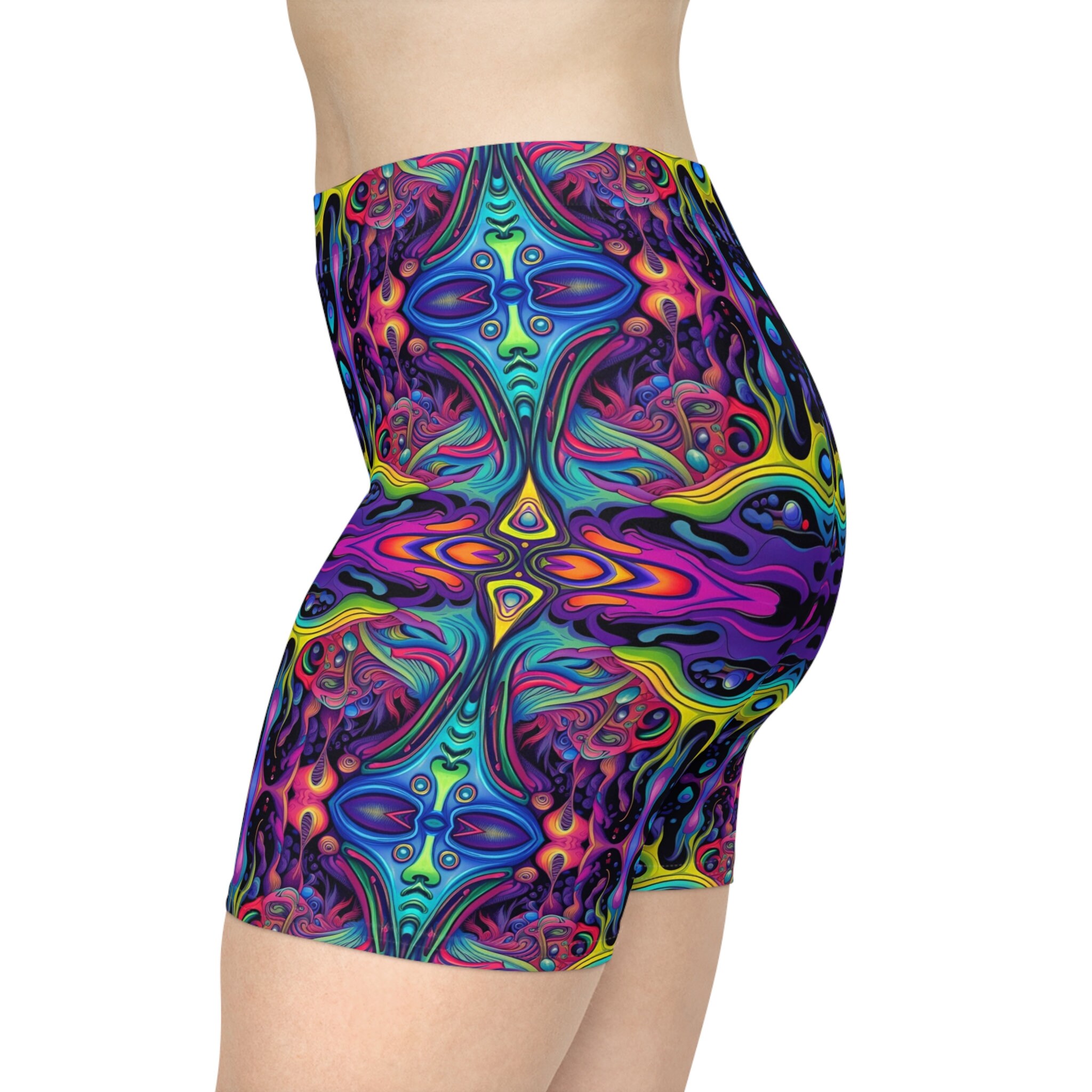 Tripy Slime Biker Shorts - Etsy