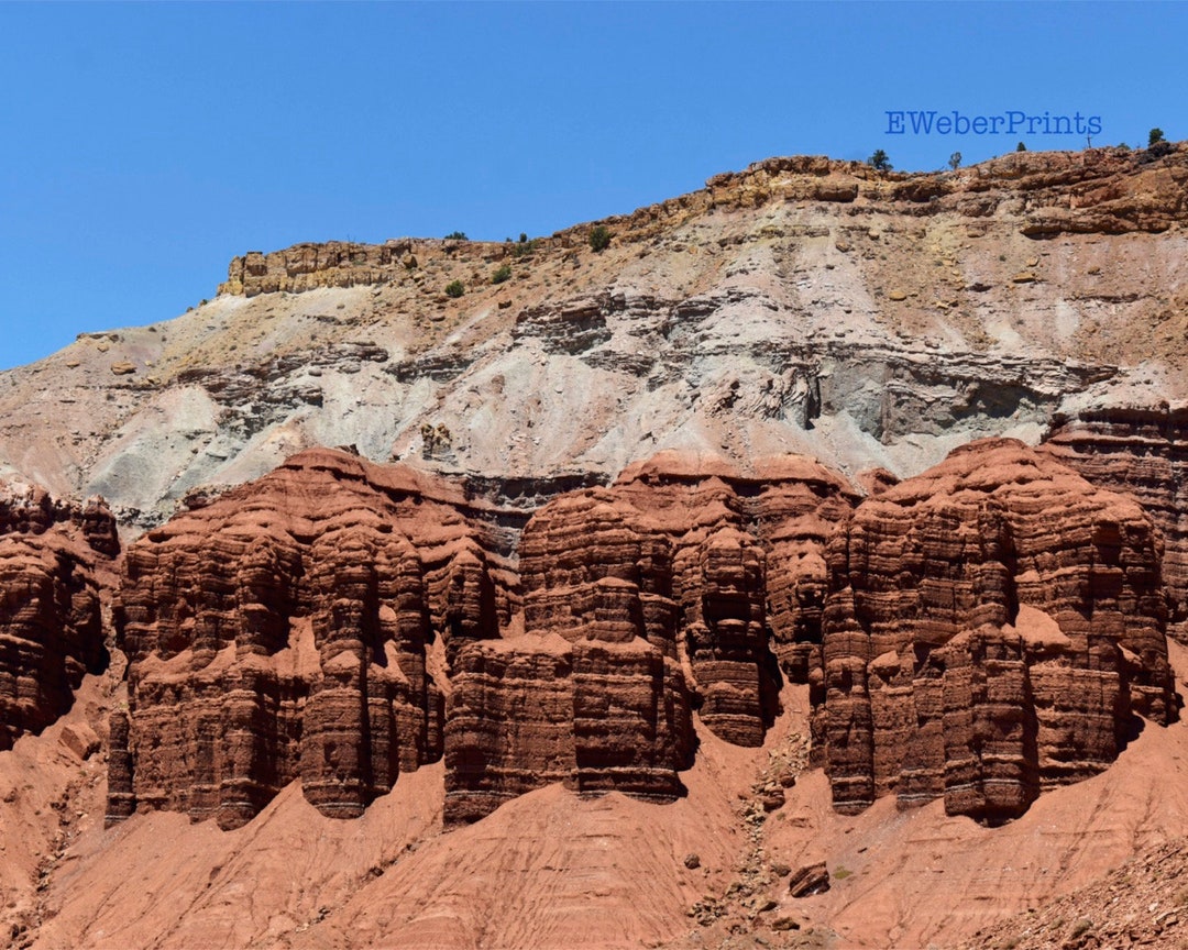 Utah Cliffs Wall Art Photo Print, 8x10 Landscape Photograph, Nature ...