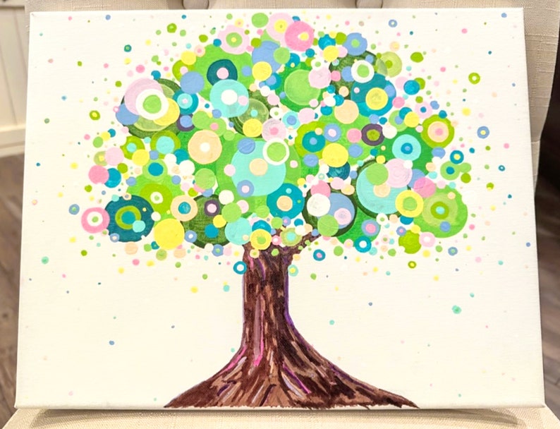 Hand Painted Wishing Tree, Free US Shipping - Etsy