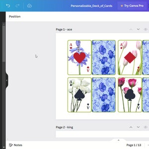 DIY Customizable Deck of Cards Template in Canva - Create Your Own ...
