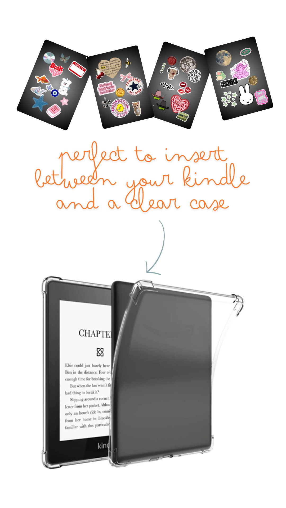 4 Printable Kindle Inserts + Canva Template - Etsy