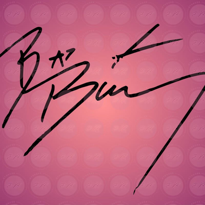 Bad Bunny Signature - Etsy