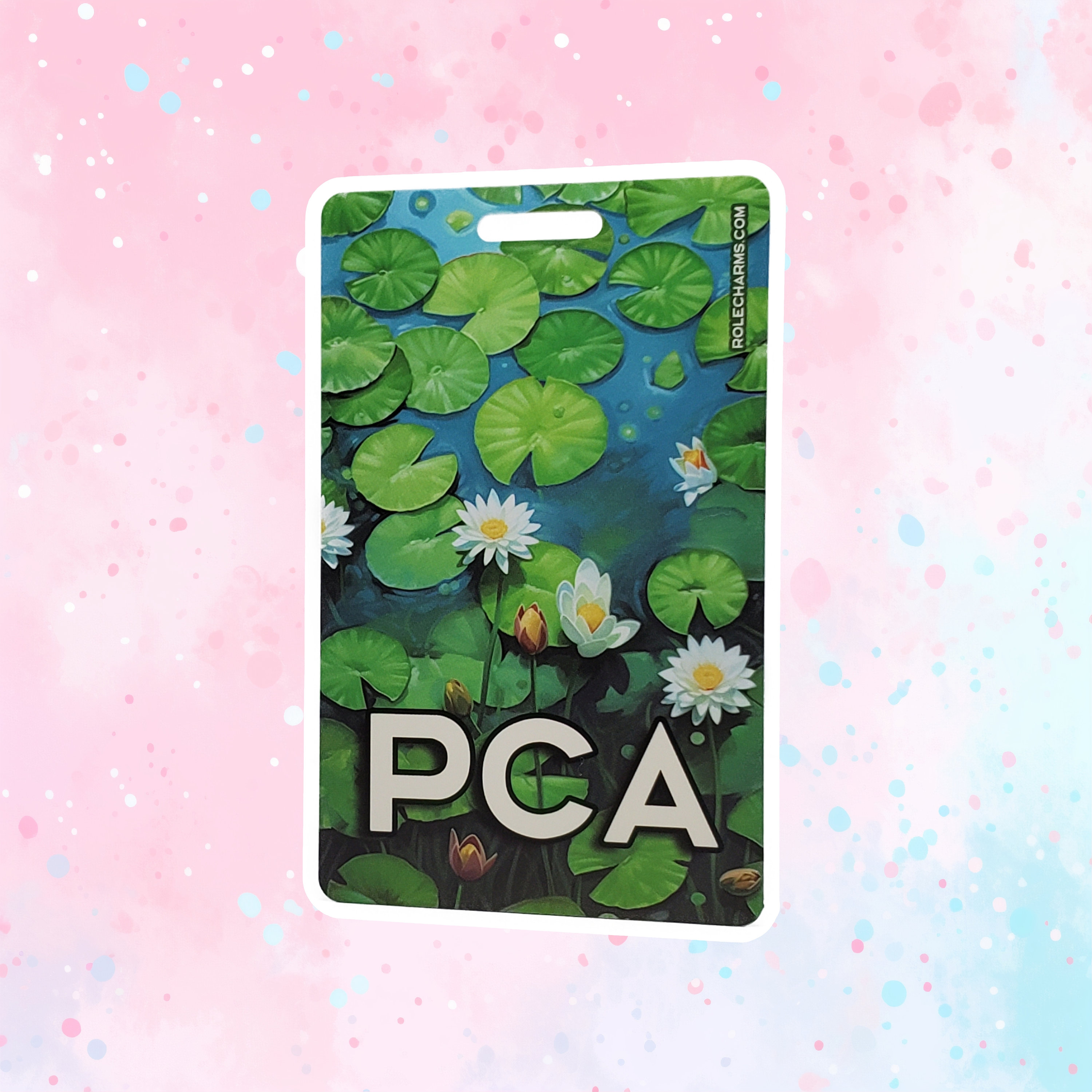 Forest Lilies (PCA) - Role ID Badge for Horizontal ID Badge, Patient ...