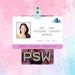 Cupcake Party PSW V1 Role ID Badge for Horizontal ID, Personal Support ...